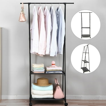 MABOTO Triangle Coat Rack - Steel Tube, Removable, Large Capacity ...