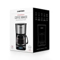 Chefman 12-Cup Programmable Coffee Maker, Round Stainless Steel ...