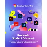 Adobe Creative Cloud Pro Student and Teacher Edition for Windows/Mac, 1 ...