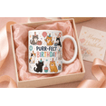 Birthday Cat Mug Purr-fect Birthday 2D Flat Mug for Cat Lovers Gift ...