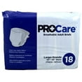 ProCare Adult Incontinent Diaper Care, Tab Closure Large Disposable ...