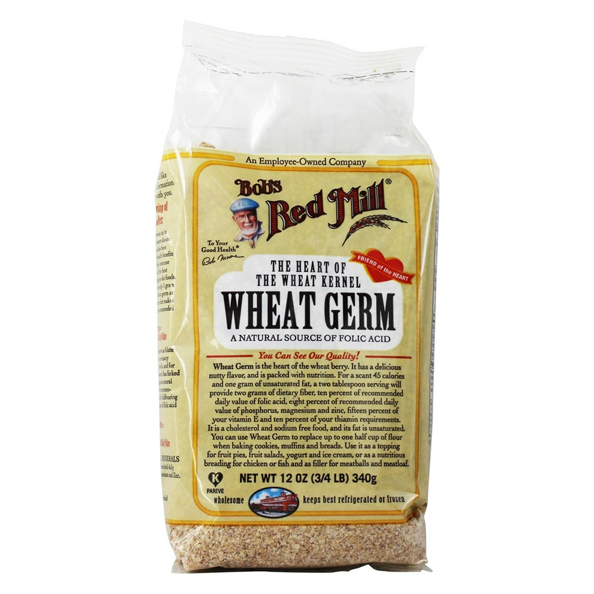 Click here for Bobs Red Mill - Wheat Germ - 12 Oz. 12.00 Oz. prices