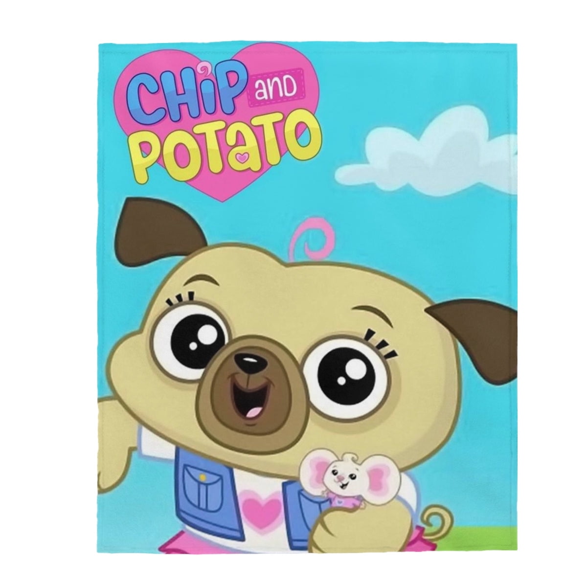 Chip And Potato Blanket for Kids, Chip And Potato Throw Blanket "50 x ...