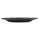 Beautiful Scallops Set of 4 Stoneware Dinner Plates Black by Drew ...