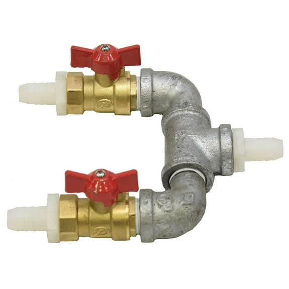 Hydraulic Flow Control Valve 2 Spool 21 GPM SAE Ports Adjustable Relief ...
