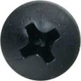 #10 x 3/4" Deep / Coarse Thread Phillips Pan Head Screws Black ...