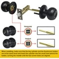 2026 Best Matte Black Keyed Entry Round Ball Doorknob, Heavy Duty ...