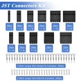 620 Pieces Dupont Crimp Pin Connector Assortment Kit 2.54mm Pitch JST ...