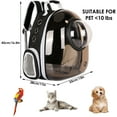 Cat Backpack, Space Capsule Pet Carrier Backpack Air Approved Cat ...