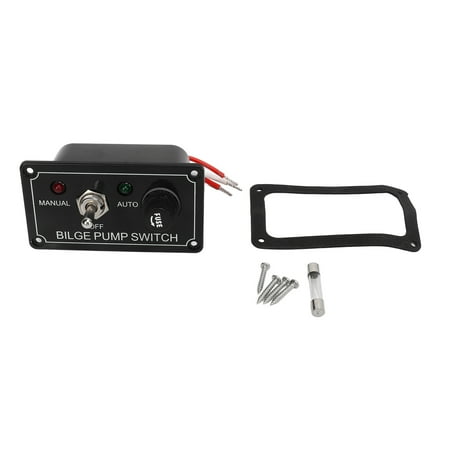 3 Way Bilge Pump Switch Rocker Toggle Switch Panel Marine Manual Off ...