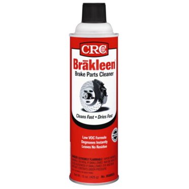 CRC Brakleen Auto Brake Parts Cleaner Non-Flammable 19oz, Automotive ...