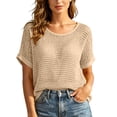 Baeitkot Summer Women's Short-sleeved Sweater Summer Women's Bohemian ...