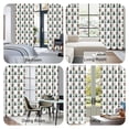 Bigfoot and Tree White Pattern Blackout Curtains,Triple Weaved Fabric ...
