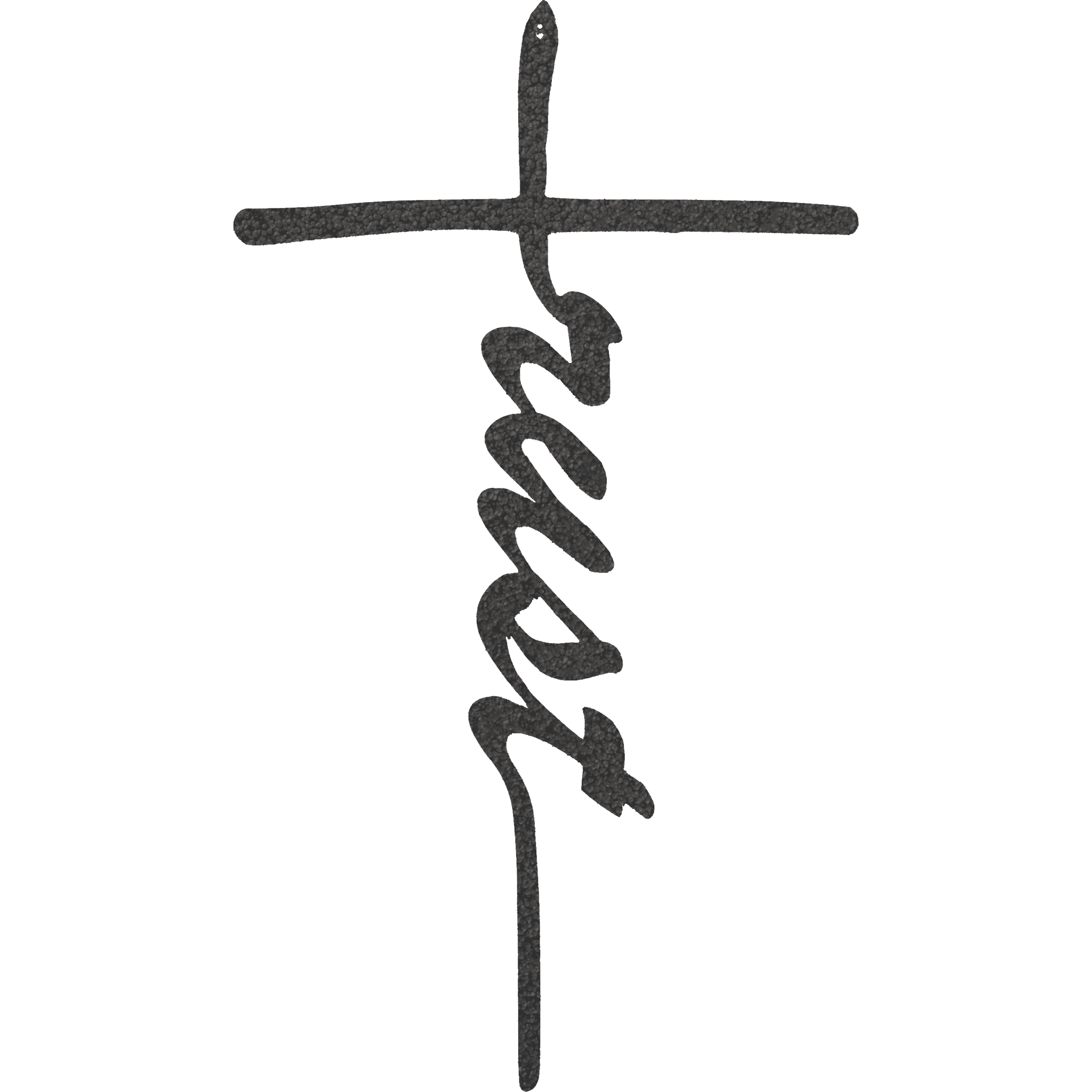 Trust Cross - Metal Wall Art - Walmart.com