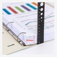 A4 Perforated Folder PP Two-hole Loose-leaf Folder Information File ...