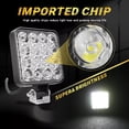 12V 4PCS Square LED Work Light Pods Spot Beam Off Road Driving Lights ...