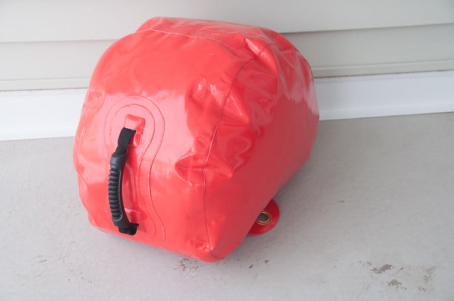 Moose Supply Red 5 Gallon Water Bag Anchor Support for Inflatable ...