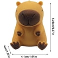 Capybara Squishy Toys, Slow Rising Stress Cube Sensory Toys, Swirling ...