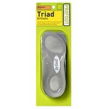 PROFOOT Triad Orthotic Insoles for Knee, Leg & Back Pain, Women's 6-10 ...