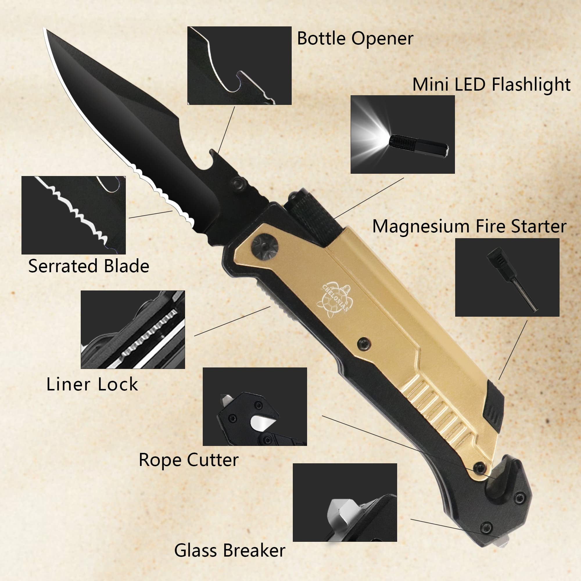 Military Tactical Folding Knife