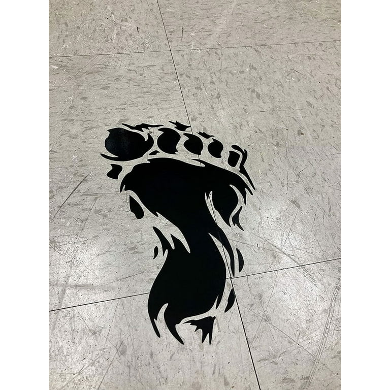Sasquatch Footprint Vector
