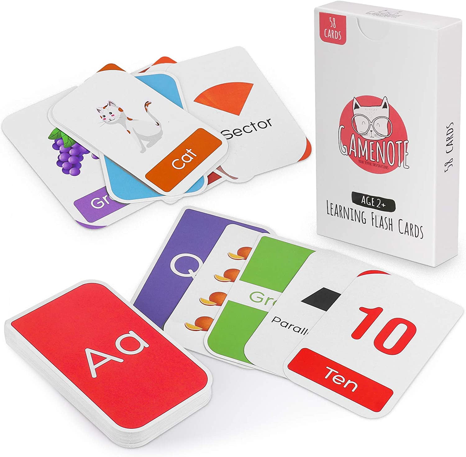 Educational Flash Cards for ToddlersChildren Learning Flashcards for ...