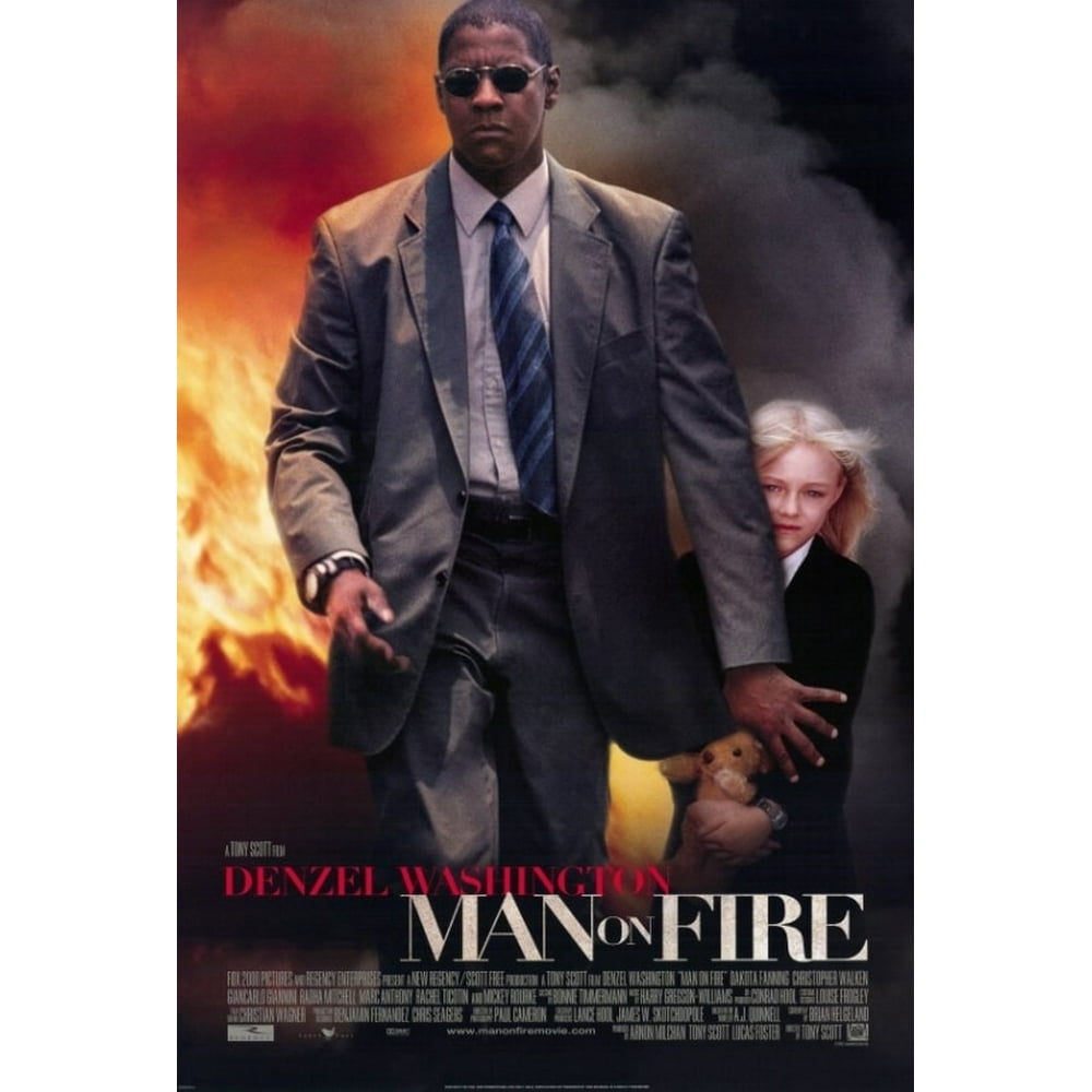 Man on Fire Movie Poster Print (27 x 40) - Walmart.com - Walmart.com