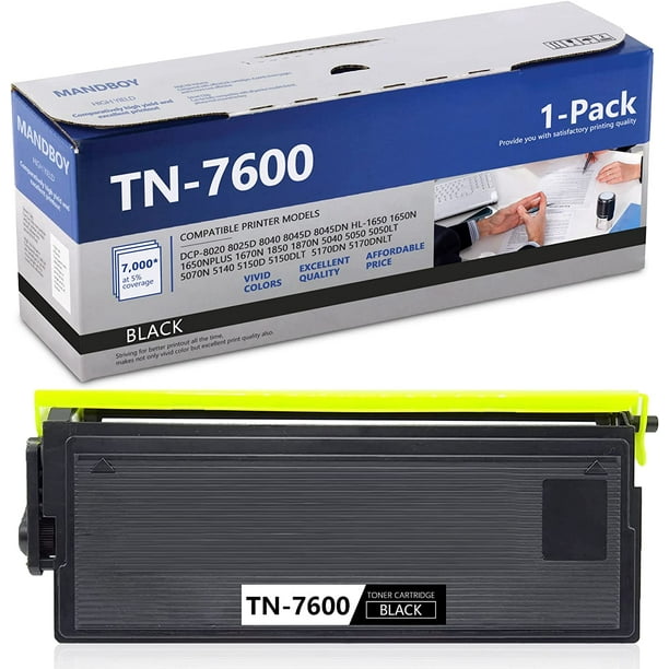 Compatible Replacement for Brother TN-7600 TN7600 Toner-Cartridge ...