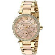 Michael Kors Women's Parker Original Wrist Watch, Stainless Steel, Rose ...