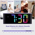 Radio Alarm Clock, AM/FM Radio with Auto-on Timer, Dual Alarm, Snooze ...