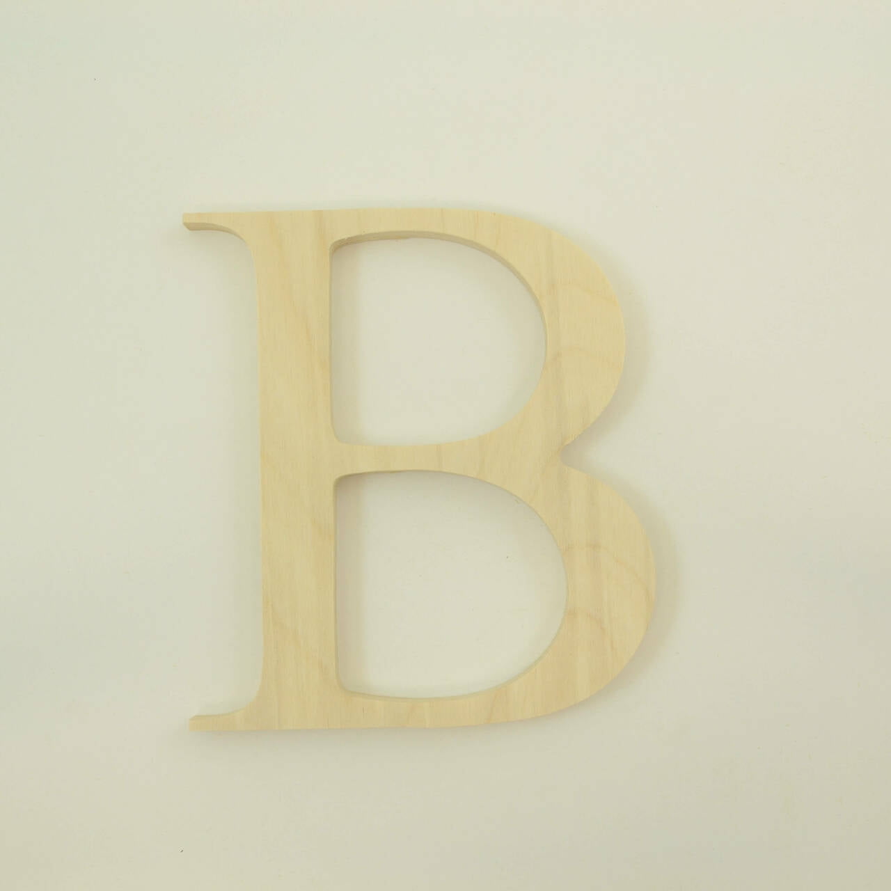 Package of 1, 6 Inch X 1/2" Thickness Baltic Birch Wood Letter B in The ...