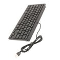Ultra-Thin Mini Wired Keyboard with 78 Keys for Enhanced PC & Laptop ...