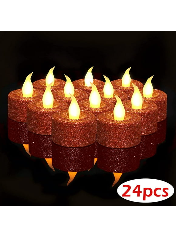Flameless Candles & LED Candles | Red - Walmart.com
