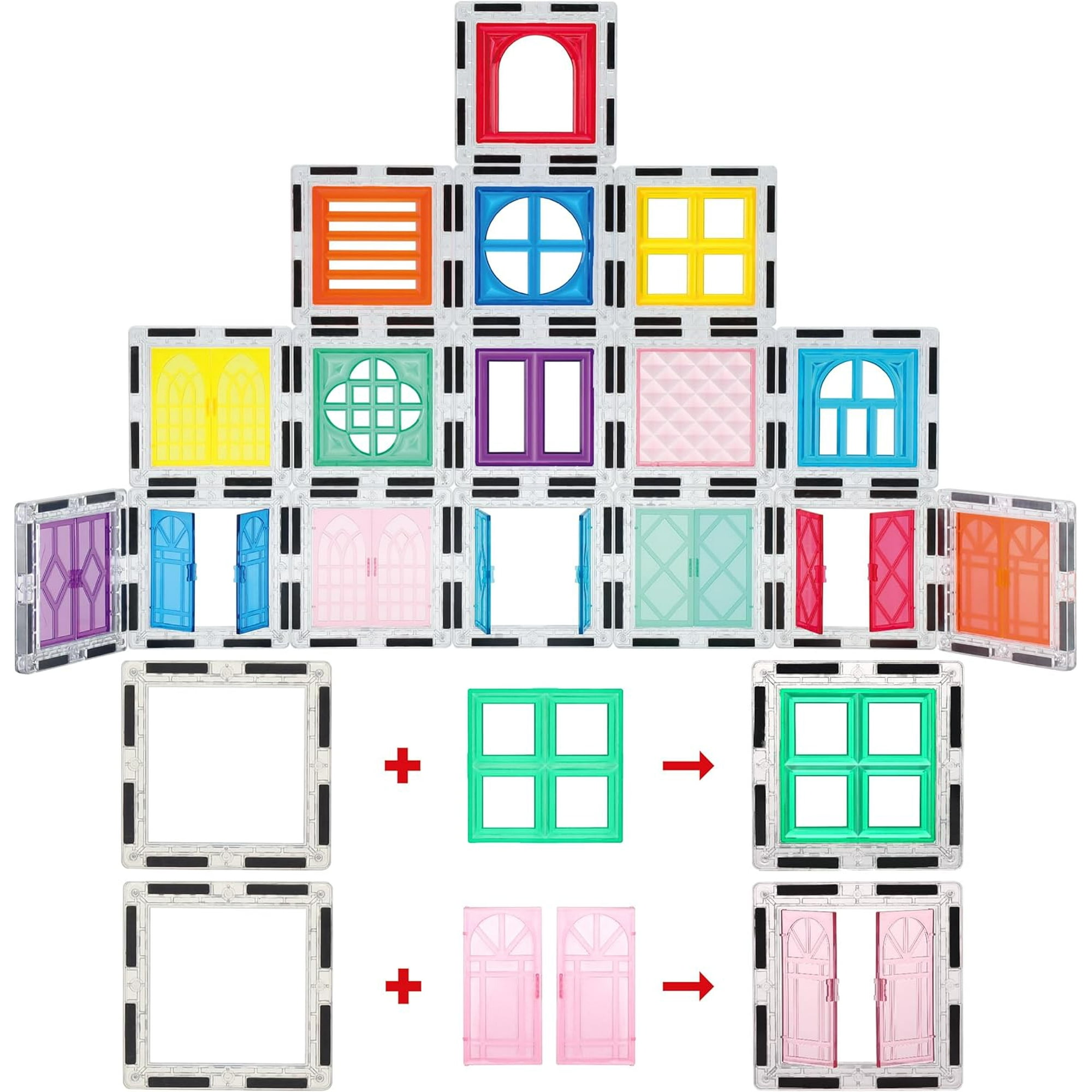 Click here for Salafire 40pcs Magnetic Tile Clip-In Window And Do... prices