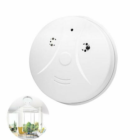 Hd Mini Spy Camera Smoke Detector With Motion Sensor Remote Control ...
