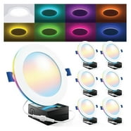 4 Inch Square LED Retrofit Downlight (12 Pack), 11W 120V 750 Lumens ...