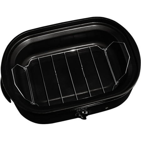 Oster CKSTRS18-BSB 18-Quart Roaster Oven with Self-Basting Lid, Black ...