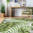 Haperlare 8 x 10 Ft Washable Area Rug Palm Tree Leaf Area Rug Indoor ...