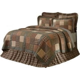 VHC Brands Crosswoods Patchwork Cotton Primitive Bedding Pre-Washed ...