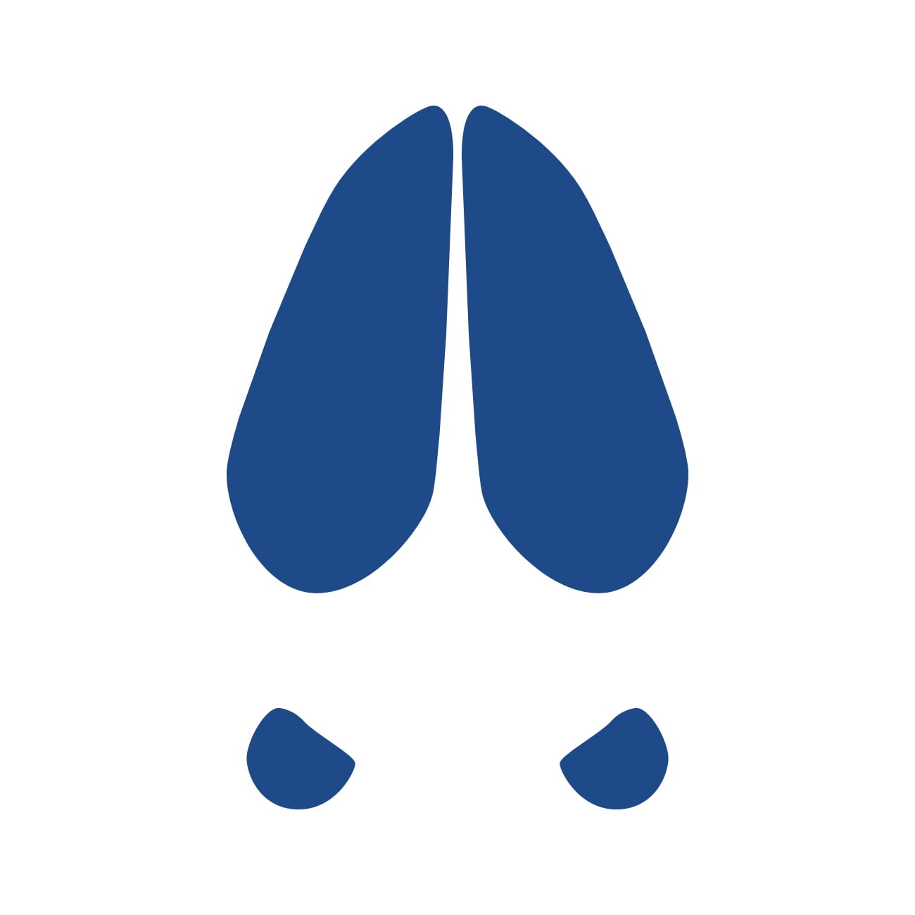 Deer Track Sticker Decal Die Cut - Self Adhesive Vinyl - Weatherproof ...