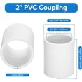 6 pcs 2-inch joint fittings (socket to socket) for 40 accessories for ...