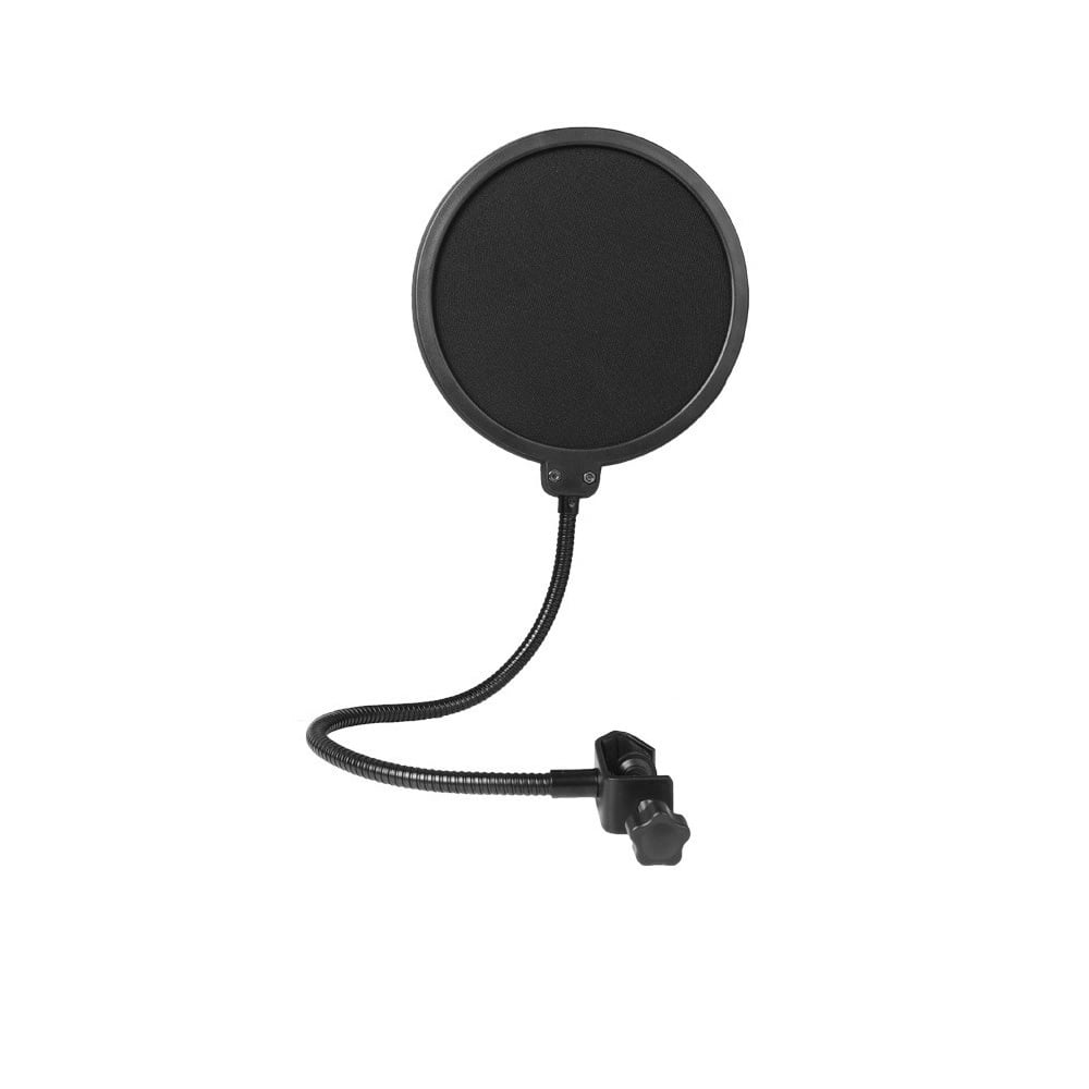 Microphone Pop Filter Mask Shield 360 Degree Flexible Gooseneck Holder ...