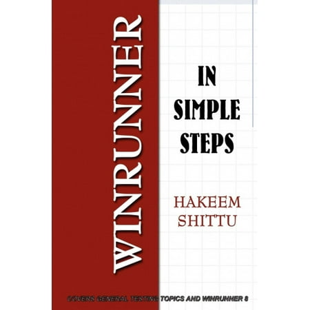 WinRunner In Simple Steps | Walmart Canada