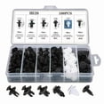 BEST- Car Push Pin Rivet Bumper Door Panel Retainer Fastener Kit ...