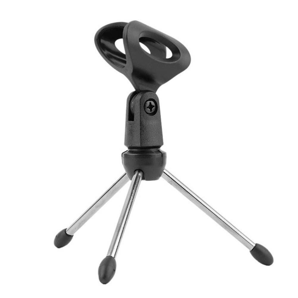Windfall Mini Portable Table Tops Microphone Tripod Zinc Alloy Mic ...