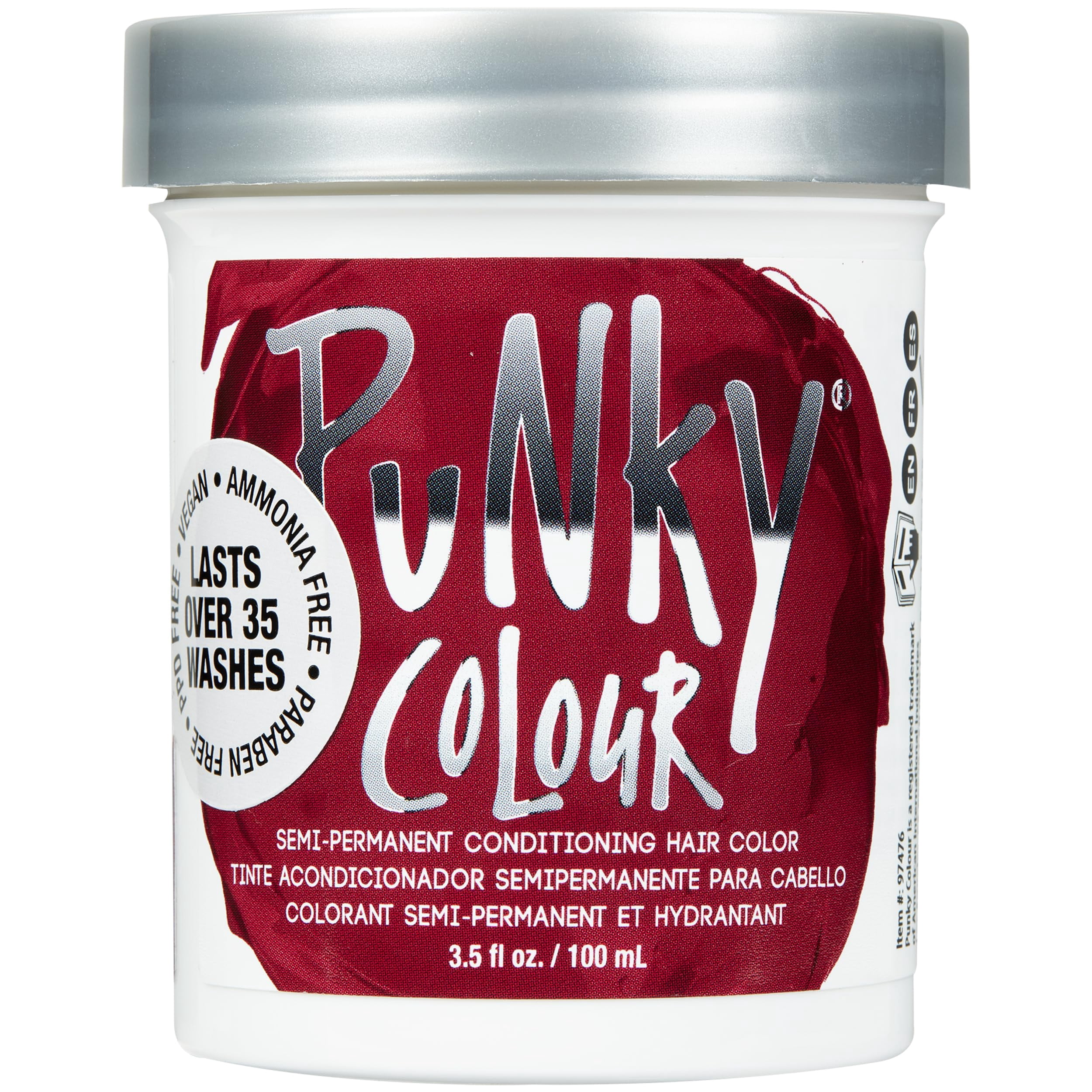 Punky Red Wine Semi Permanent Hair Color Vegan CrueltyFree Conditioning ...
