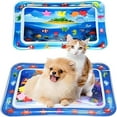 Interactive Water Sensory Cooling Pet Mat for Cats - Fun Indoor Splash ...