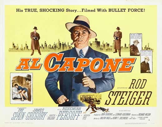 Al Capone Poster Movie Half Sheet B 22 x 28 Inches - 56cm x 72cm Rod ...