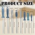 Honing Steel Knife Sharpening Rod, Durable Carbon Steel Knife Sharpener ...