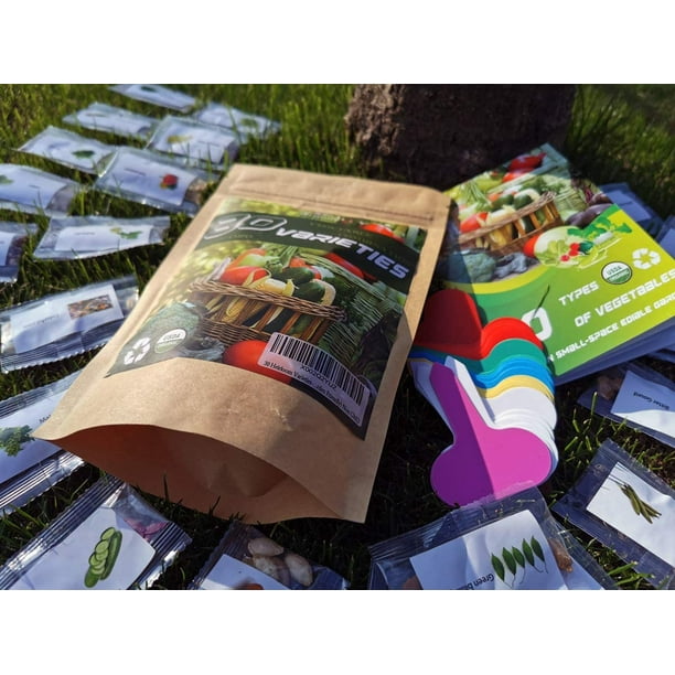 30 Heirloom Varieties-15,000+Vegetable Seeds Herb Seeds Variety Pack ...